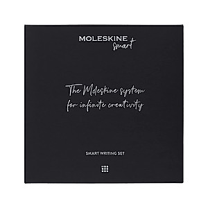 Moleskine Pen+ Ellipse Smart Writing Set Pen & Smart Notebook - Use with Moleskine Notes App for Digitally Storing Notes (Only Compatible with Moleskine Smart Notebooks) Packaging May Vary