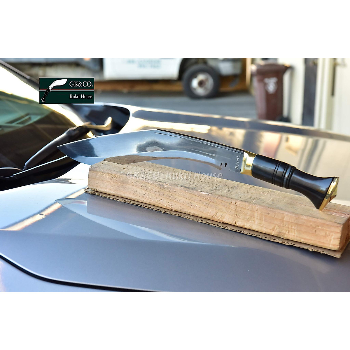 GK&CO. Kukri House Official Issued - Genuine Kukri/Khukuri - 13-inches Blade Service No.1 Highly Polished Knife - Handmade in Nepal…..