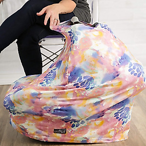 Car Seat Cover for Babies, Nursing Cover, Carseat Canopy - Fleur