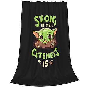 SDINAZ Throws Blanket Ultra-Soft Micro Fleece Blanket Throw for Kids Adults Throw Blanket for Couch Bed Sofa All Season (50in×40in)