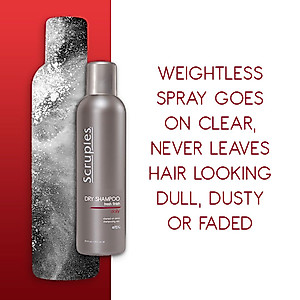 Scruples Dry Shampoo Fresh Finish - Multipurpose Dry Shampoo & Texturizing Spray for Refreshed Hair - Powder Spray Shampoo to Add Volume - Salon Quality, Premium Hair Care for All Hair Types (7.5 oz)