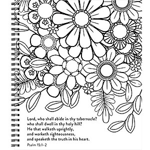 Color & Frame - Bible Coloring: Psalms (Adult Coloring Book)