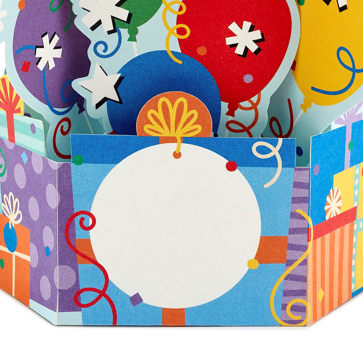 Hallmark Paper Wonder Pack of Pop Up Birthday Cards, Balloons and Cake (8 3D Cards and Envelopes)