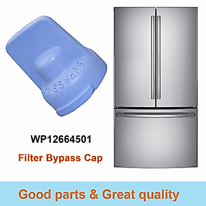 WP12664501 For Whirlpool Refrigerator Fil-ter Bypass Cap W11395888 12664501SP plugs EveryDrop Fil-ter 4 slot - 1 Pack