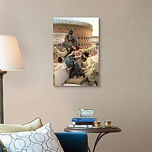 SYSMYXGS Easy Paint by Numbers Kits for Adults Kids Beginner DIY Acrylic Painting with Paints Brushes on Oil Canvas,Decoration Gift — The Colosseum, Lawrence Alma Tadema, 50x40cm,Unframed, Colorful