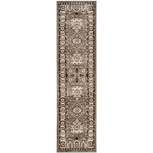 SAFAVIEH Vintage Hamadan Collection Runner Rug - 2'3" x 12', Taupe, Oriental Traditional Persian Design, Non-Shedding & Easy Care, Ideal for High Traffic Areas in Living Room, Bedroom (VTH214T)