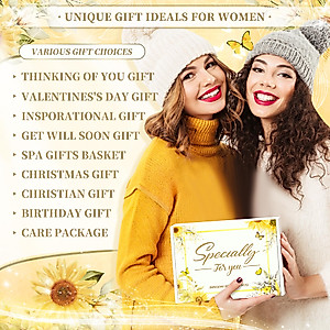 12PCS Christian Gifts for Women Faith, Sunshine Box Inspirational Gifts for Women,Christian Birthday Baskets,Religious Catholic Baptism,Get Well Soon Baskets for Mom,Friends,Wife,Girlfriends