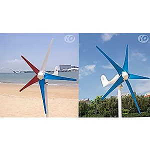 Mars Rock 22.83" 58CM Length White Color High Strength Carbon Fibers Wind Blade Nylon Fiber Wind Turbine Blade for DIY Horizontal Wind Turbine Generator Windmill Assembling