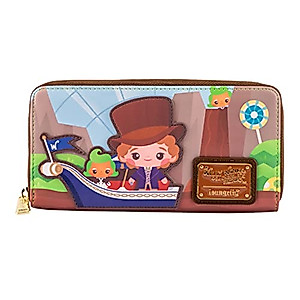 Loungefly Charlie and the Chocolate Factory Wonka 50th Anniversary Faux Leather Wallet