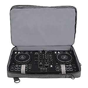 Seracle Carrying Case Portable Bag Travelling Case Compatible with DDJ-FLX4 / DDJ-400 / DDJ-SB3 Portable Controller and DJ Headphone (Gray)