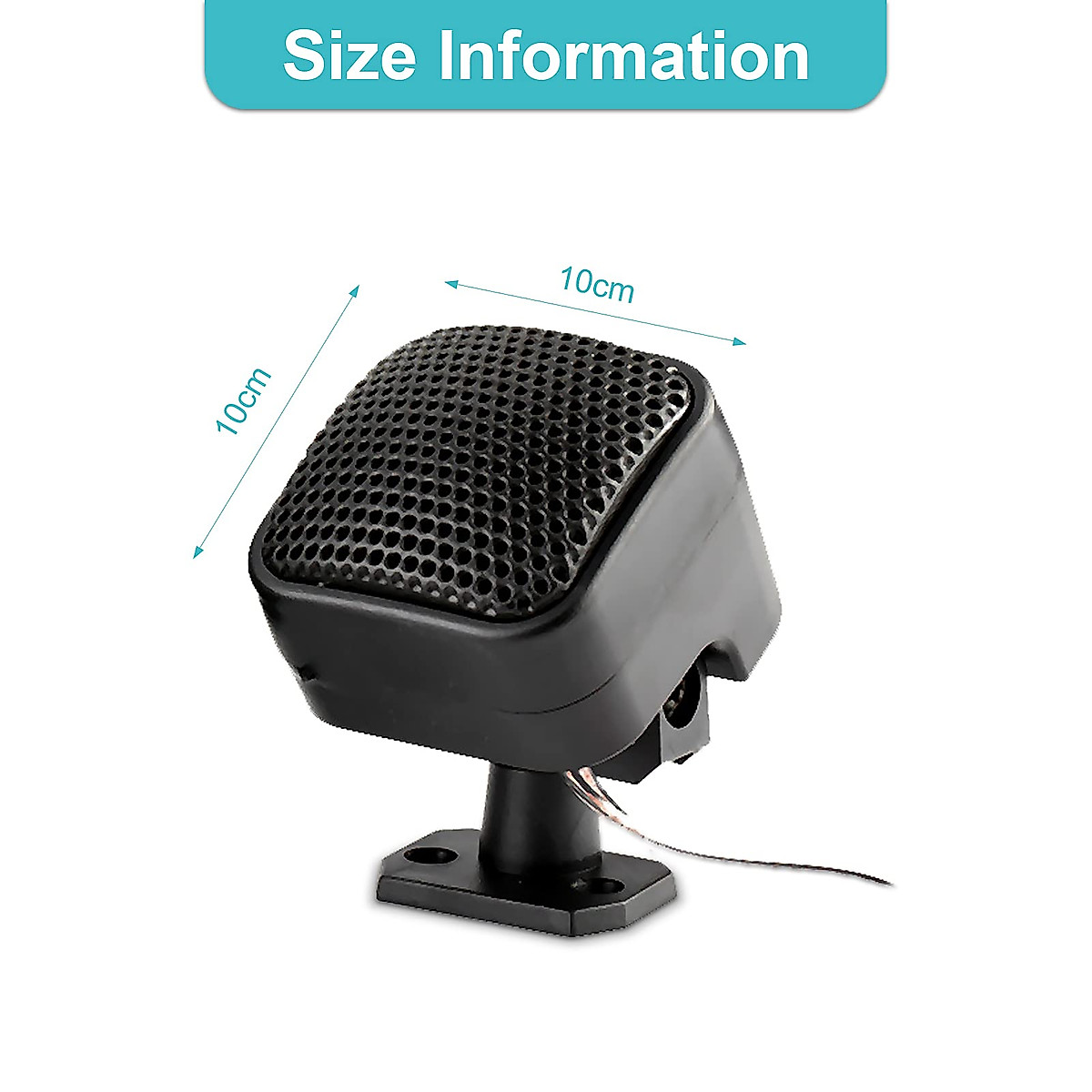 Car o Speakers, Car Stereo Tweeter Speakers, 1 Pair 12V 500W Mini Car Speaker o Tweeters 200mm 98dB Loudspeaker Automobile Speaker