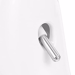 POPETPOP Hamster Water Bottle with Stand Small Animals Water Bottle Hanging Water Feeding Bottles Auto Dispenser for Dwarf Hamsters Guinea Pigs Rats Mice Gerbils - White