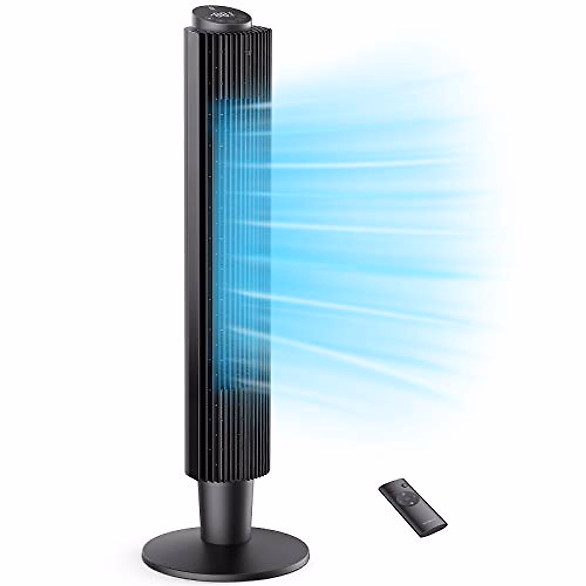 SWIPESMITH Tower Fan 42 Inch, Quiet Oscillating Tower Fan with Remote, Height Adjustable,5 Speeds,3 Mods, LED Display, and 12H Timer Tower Fan for Indoor Home Bedroom Office Room