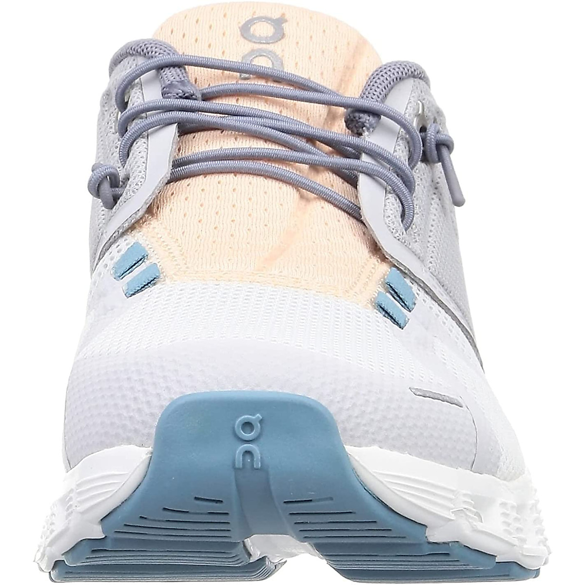 ON Women's Cloud 5 Push Sneakers, Glacier/Undyed White, 6.5