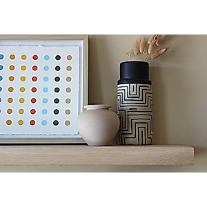 Urban Legacy Accent Floating Shelves | Unfinished Solid White Oak | Modern Hardwood Shelves with Floating Brackets | Set of 2, (48" x 7" x 2")