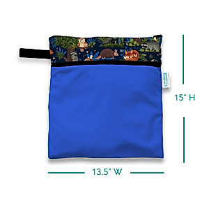 Thirsties Reusable Wet Dry Diaper Bag - Nightlife