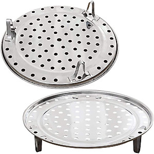 Steamer Rack Metal Steaming Rack Tray Stand Steamer Basket Pots Steaming Stand for Home Kitchen Cooking