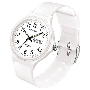 Women's Watch Waterproof Ladies Watches Sport Wrist Watch Nurse Analog Simple Minimalist Casual Watch Dress Wristwatch with Day Date White Black Pink Gold Green Purple