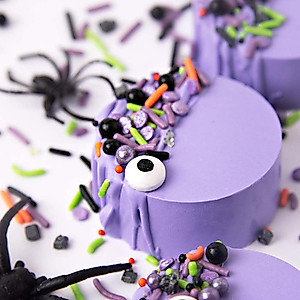 Sweets Indeed Sprinkles, Edible Sprinkle Mix, Perfect for Cake Decorations, Baking, Ice Cream, Cookies, Cupcake Topper, 6 ounces (Monster Mash)