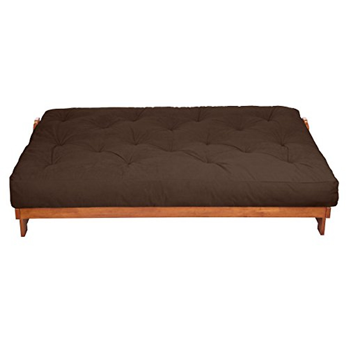 TRUPEDIC Standard Futon Mattress, Full, Suede Chocolate