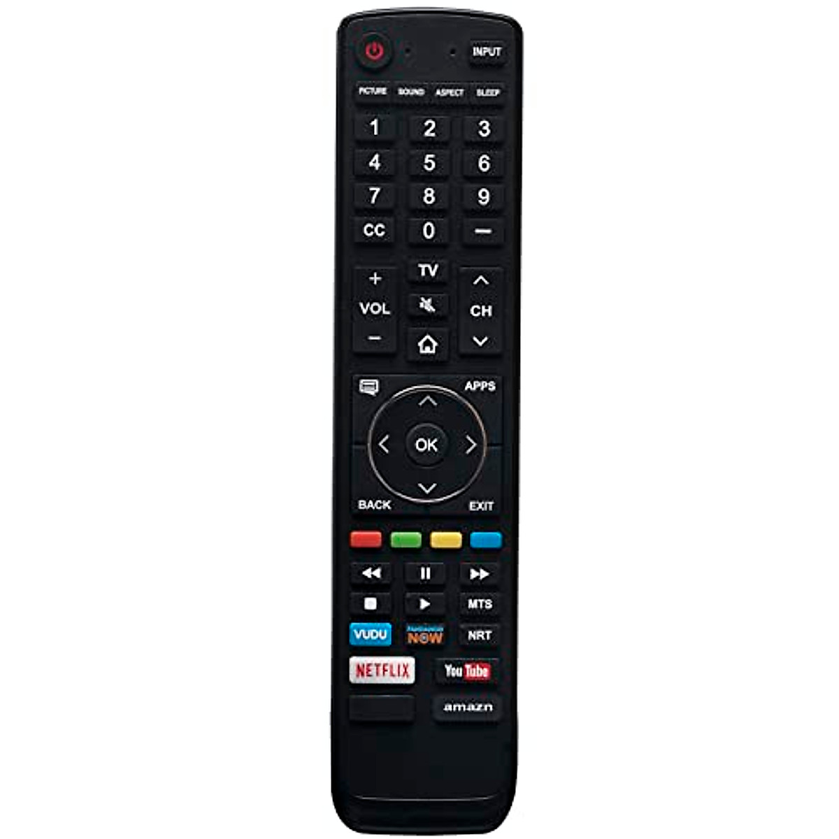 EN3139S EN3139H Replace Remote Control fit for Sharp Hisense TV LC-55N7002U LC-43Q7000U LC-50Q7000U LC-55P6000U LC-65P6000U LC-43P7000U LC-50P8000U 43H6E 65H8E 43H8E 49H6080E 49H6E 50H6080E 50H6E