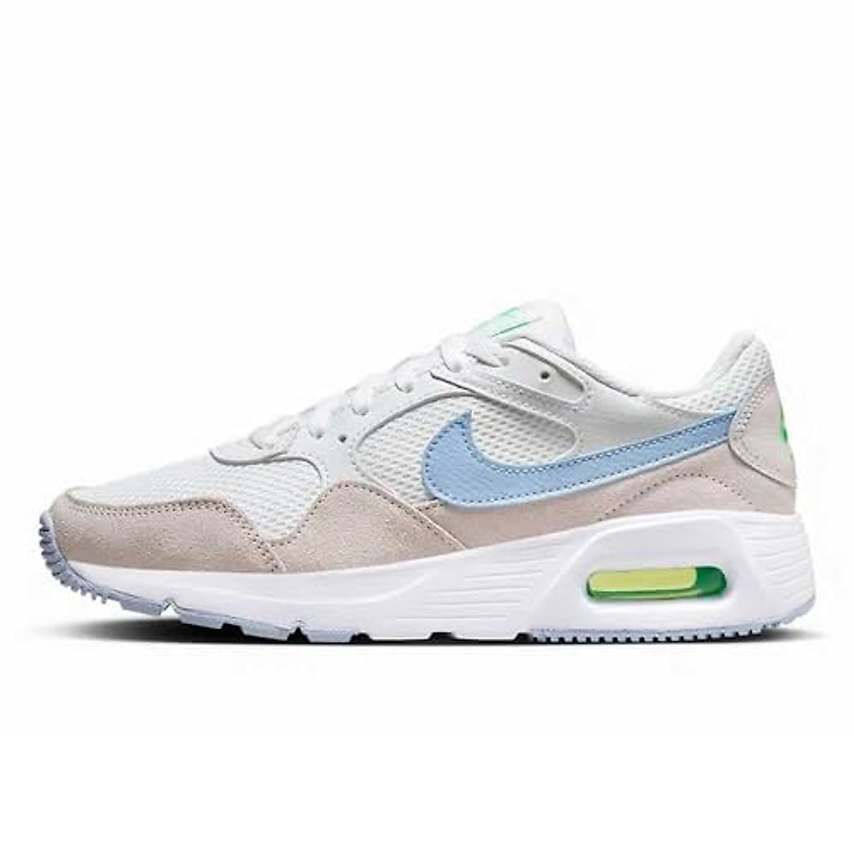Nike Air Max SC Women's Shoes, Summit White/Bright Crimson - 9/40.5