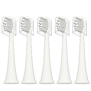 Replacement Toothbrush Heads Compatible with TAO Clean Electric Toothbrush Replacement Heads,5 Pack,White