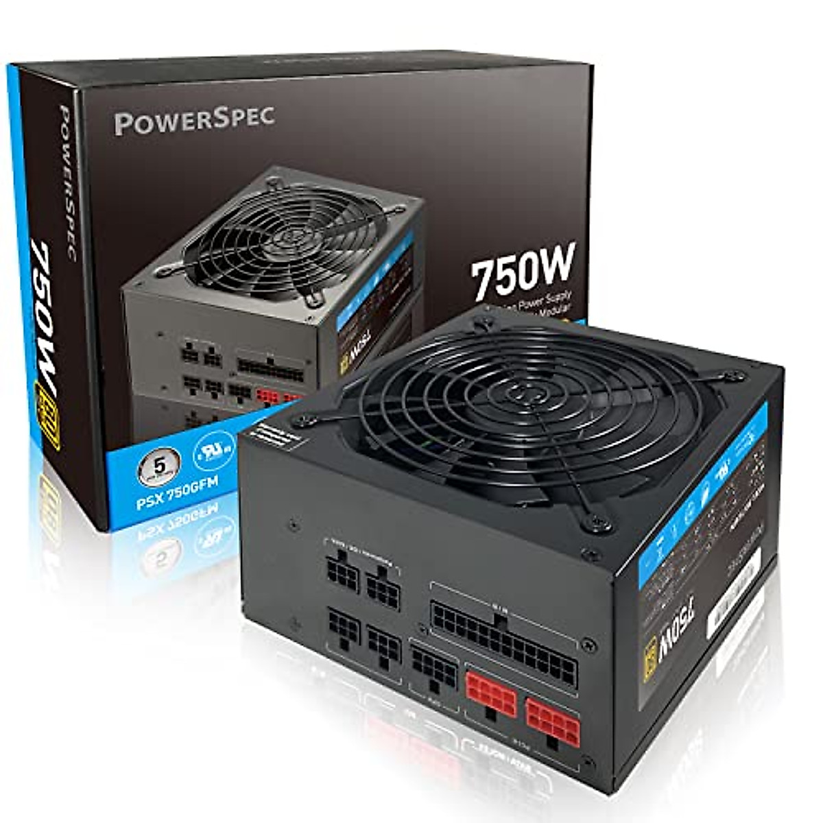 Micro Center AMD Ryzen 5 5600X Desktop Processor 6-core Bundle with MSI MAG B550 Tomahawk MAX WiFi Motherboard and PowerSpec 750W 80+ Gold Fully Modular PSU