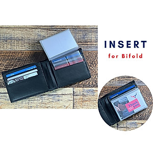 Bullz Heavy Duty Vinyl 6 Pages Insert for Bifold or Trifolds Wallet(Set of 2 )