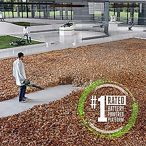 EGO Power+ LB6500 650 CFM Variable-Speed 56-Volt Lithium-ion Cordless Leaf Blower Battery and Charger Not Included & AGC1000 Gutter Cleaning Attachment Kit