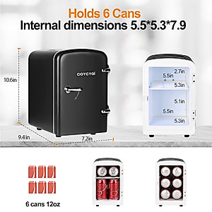 AZICYN Mini Fridge Portable Thermoelectric 4 Liter Cooler And Warmer for Skincare, Eco Friendly Beauty Fridge for Foods,Cosmetics, Medications Home And Travel,Purple