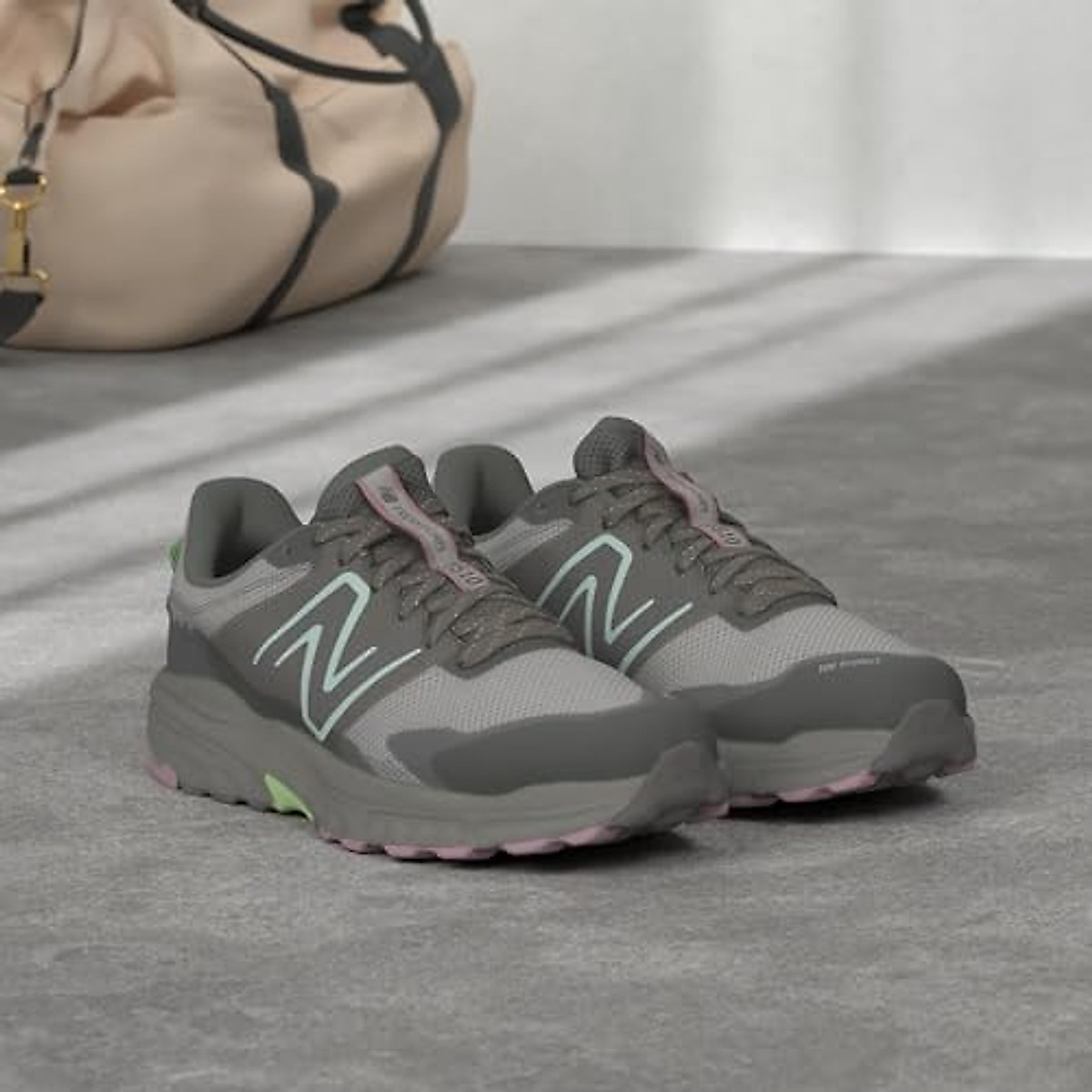 New Balance Women's Fresh Foam 510 V6 Trail Running Shoe, Brighton Grey/Harbor Grey/Lilac Cloud, 8.5