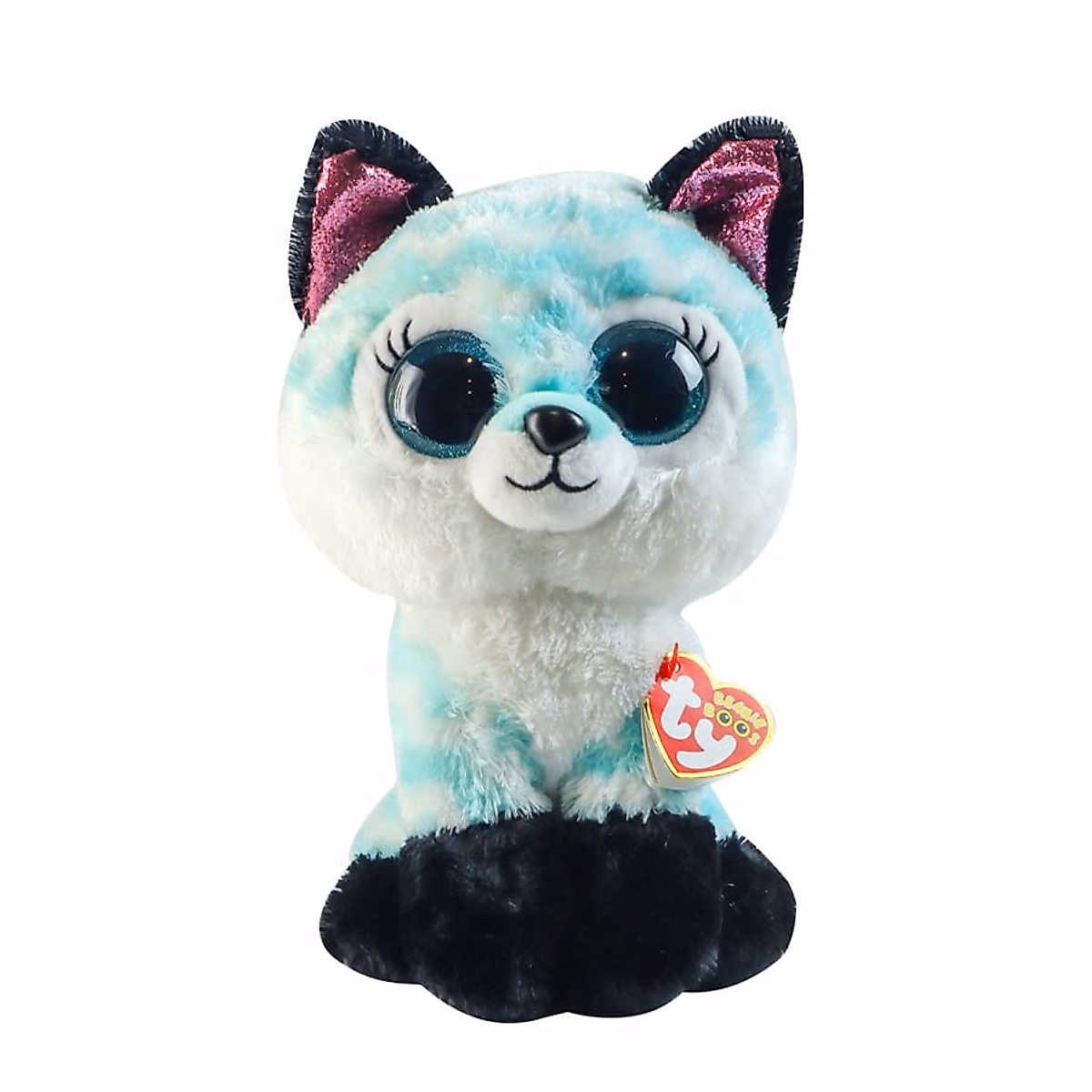 TY 2007520 Atlas Fox Beanie Boo Stuffed Animal, Multicoloured, 15 cm