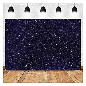 Night Sky Star Universe Space Theme Starry Photo Background Galaxy Stars Children Boy or Girl Birthday Party Photography Backdrops Newborn Baby Shower Banner 5x3ft Vinyl