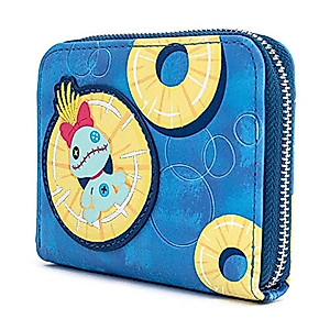 Loungefly x Disney Lilo and Stitch Pineapple Floaty Scrump Zip Around Wallet