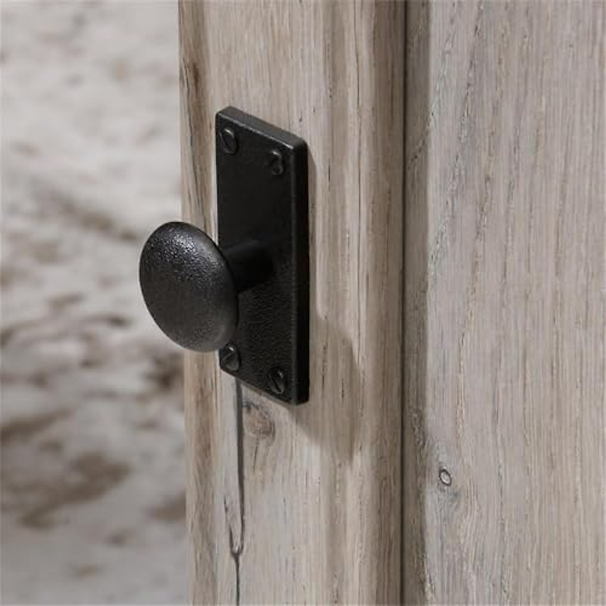 BOWERY HILL Contemporary Engineered Wood Computer Desk with File Drawer, 3 Additional Drawers, Adjustable Shelf, L-Shaped, Easy Assembly, for Home/Office, in Split Oak Finish