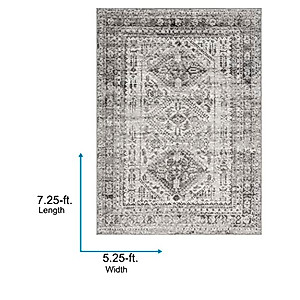 Artistic Weavers Desta Vintage Oriental Area Rug, 5'3" x 7'3", Charcoal