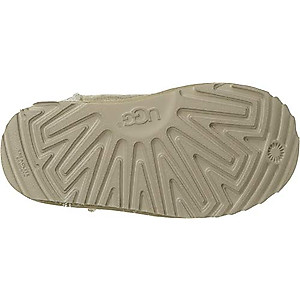 UGG Baby Girls' T Classic Short II Patchwork Fashion Boot, Gold, 9 M US Toddler