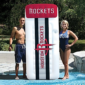 Poolmaster Houston Rockets NBA Swimming Pool Float, Giant Mattress