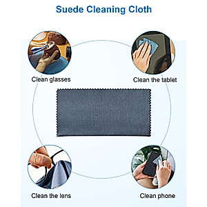 [8 in 1] Cleaner Kit for Airpod,Supfine Airpods Pro Cleaning Pen with Brush,Multi-Function Cleaner Kit for Earbuds,Earphone,iPod,Keyboard,iPhone,ipad,Laptop(Black)