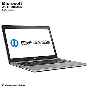 HP EliteBook Folio 9480M 14in Intel Core i5-4310U 2.0GHz 8GB 180GB SSD Windows 10 Professional (Renewed)