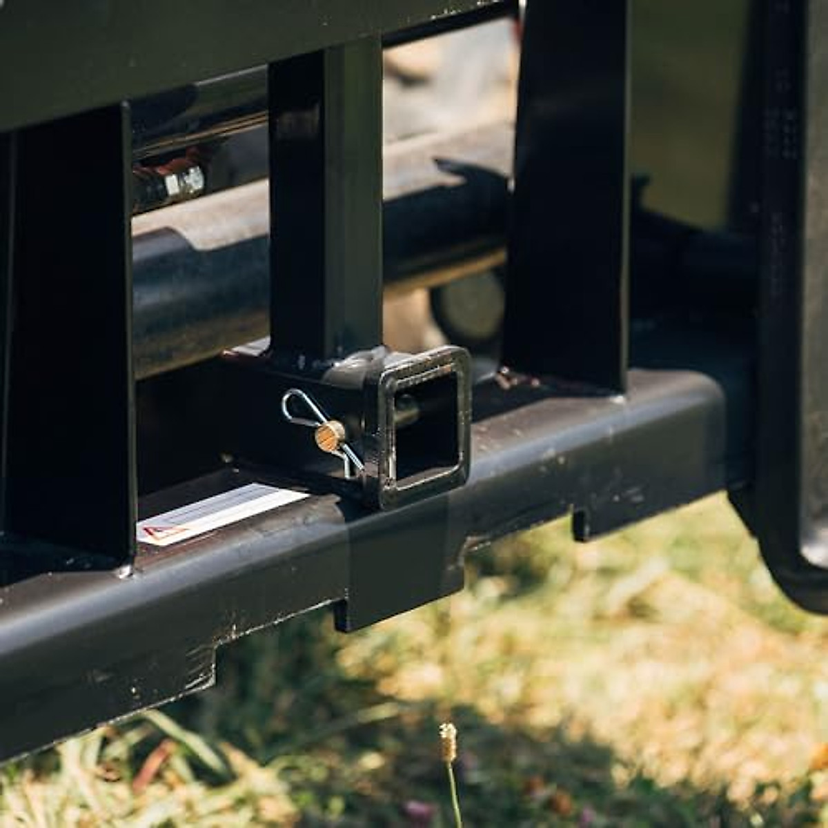 Titan Attachments Pro Series Skid Steer Pallet Fork Attachment with 48" Fork Blades, Rate 6,000 LB, Quick Tach Mounting