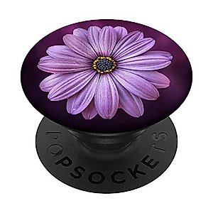 Purple Daisy Flower For Women PopSockets Swappable PopGrip