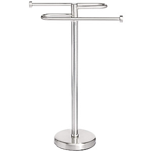 Amazon Basics Bathroom Accessory Collection - Towel Holder, Matte