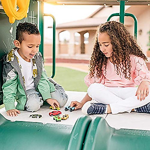 Lifetime 90797 Big Stuff Adventure Swing Set, Brown/Green