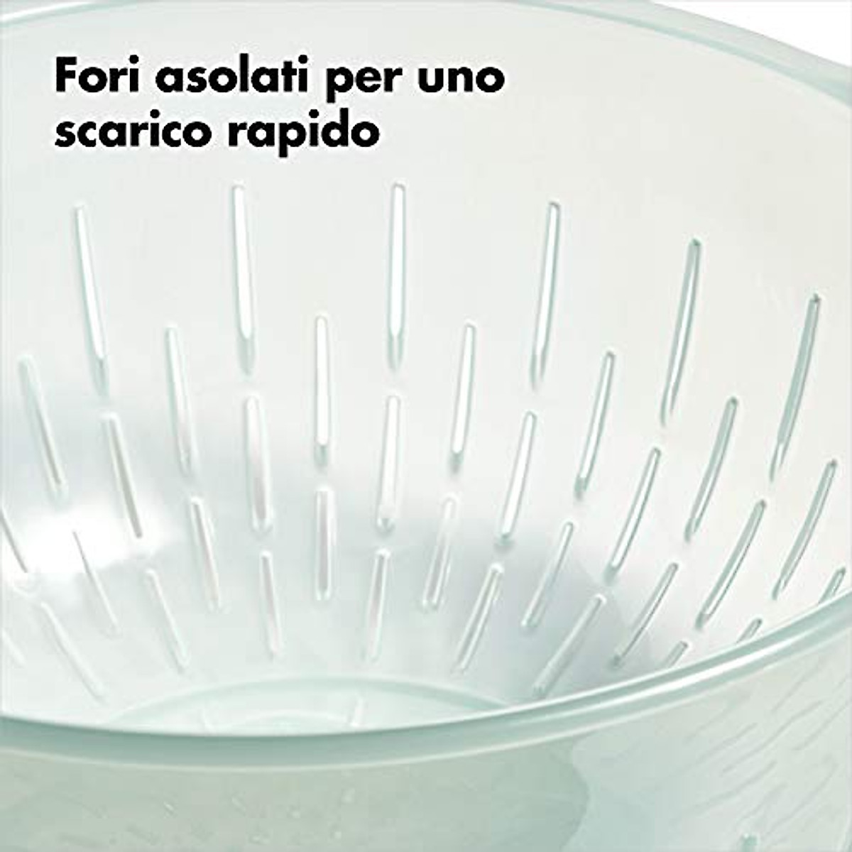 OXO Good Grips 5 Quart Colander in Sea Glass