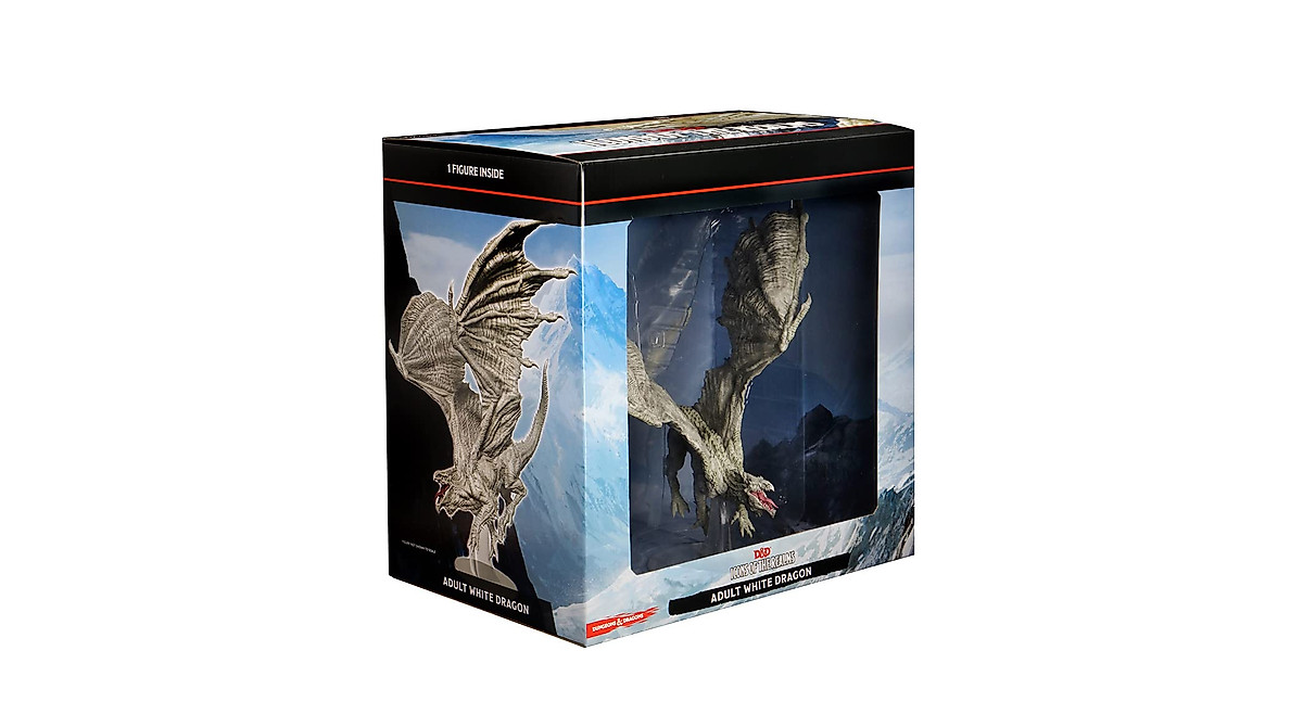 WizKids D&D Adult White Dragon Figure – Premium Quality