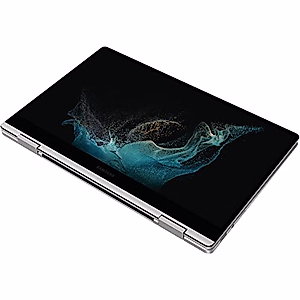 Samsung Galaxy Book2 360 13 2-in-1 Laptop 13.3" FHD AMOLED Touchscreen 12th Generation Intel 10-Core i7-1255U 16GB RAM 512GB SSD Backlit Keyboard Fingerprint Reader Thunderbolt USB-C HDMI Win11 Silver