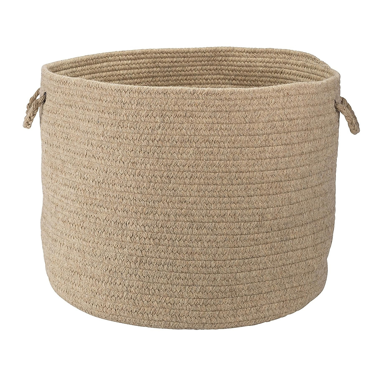 Colonial Mills Shear Natural Utility Basket, 14 by 10-Inch, Rockport Gray