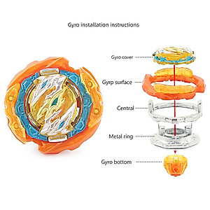 Battling Toys - Burst SuperKing Booster B-181 Cyclone Ragnaruk.Gg Starter Spinning Top Toy (B-181)